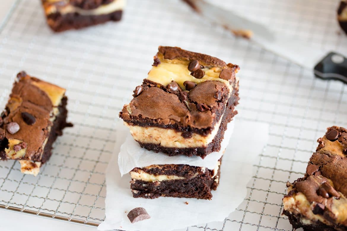 Cheesecake Brownies: Das beste Rezept | Zimtblume.de
